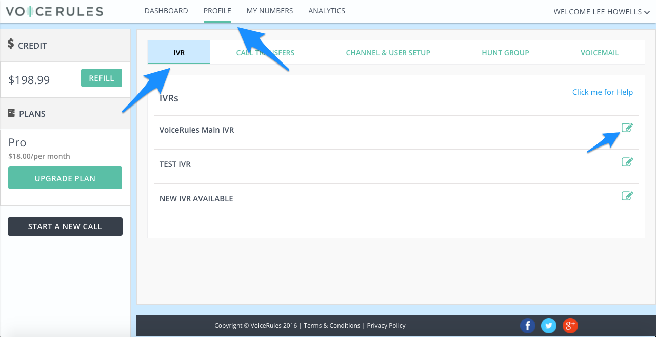 Help – Profiles – Channel/User Setup - VoiceRules Blog